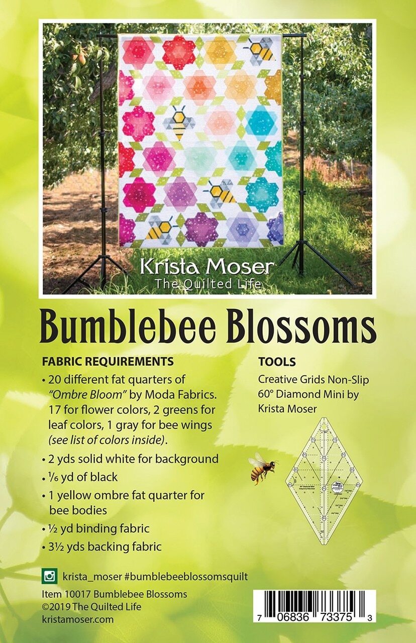 BumbleBee Blossoms Quilt Pattern by Krista Moser