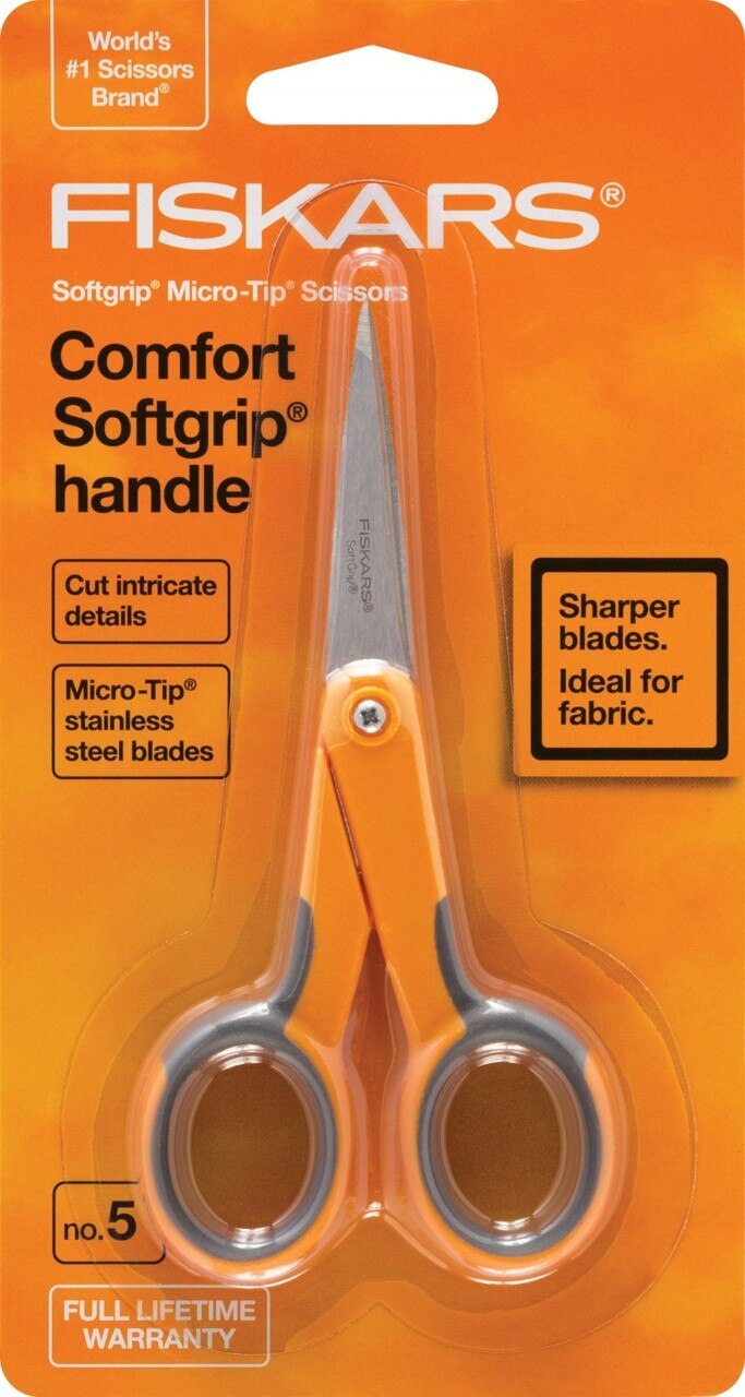 Fiskars Premier 5in Softgrip Micro-Tip Scissors