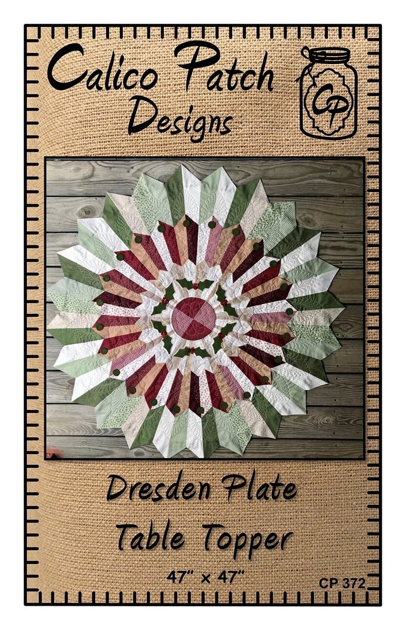 Dresden Plate Table Topper Pattern