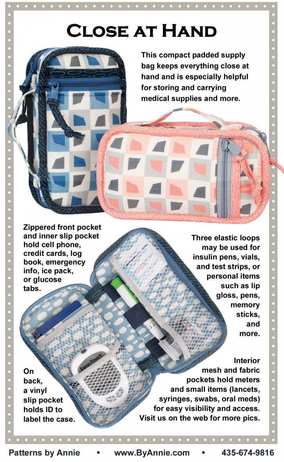 Close At Hand Compact Case Pattern